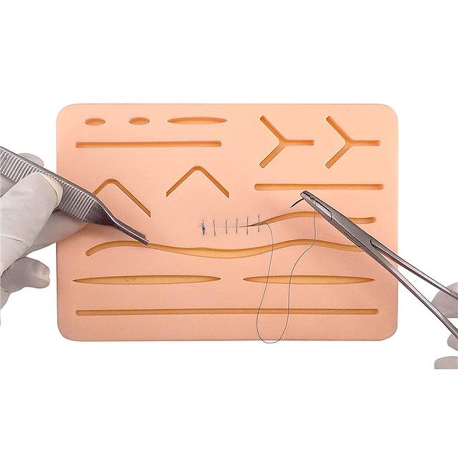 Buy Complete Suture Practice Kit, Silicone Suturing Pad 3 Layer with ...