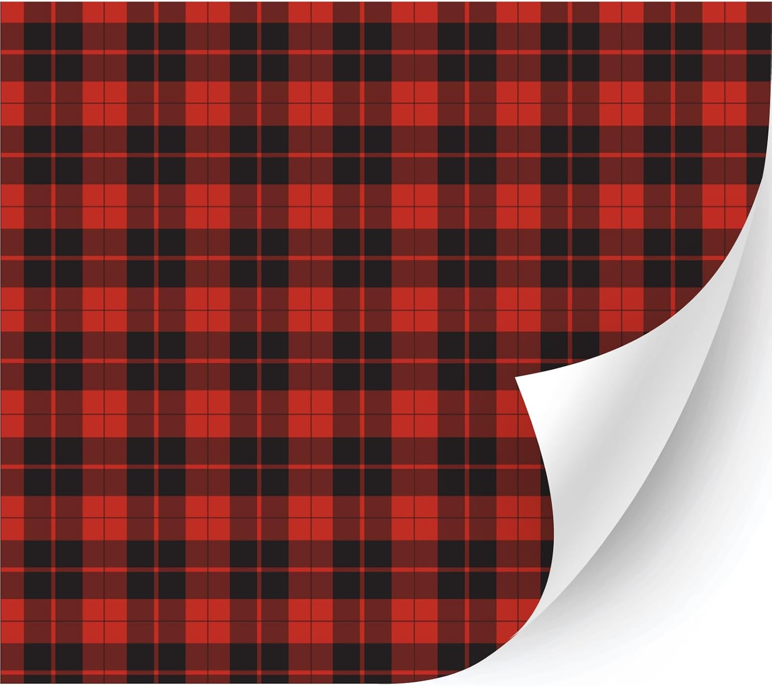 Amazon.com: HTV4U Plaid & Checker Box Patterned Adhesive Vinyl (Red and ...