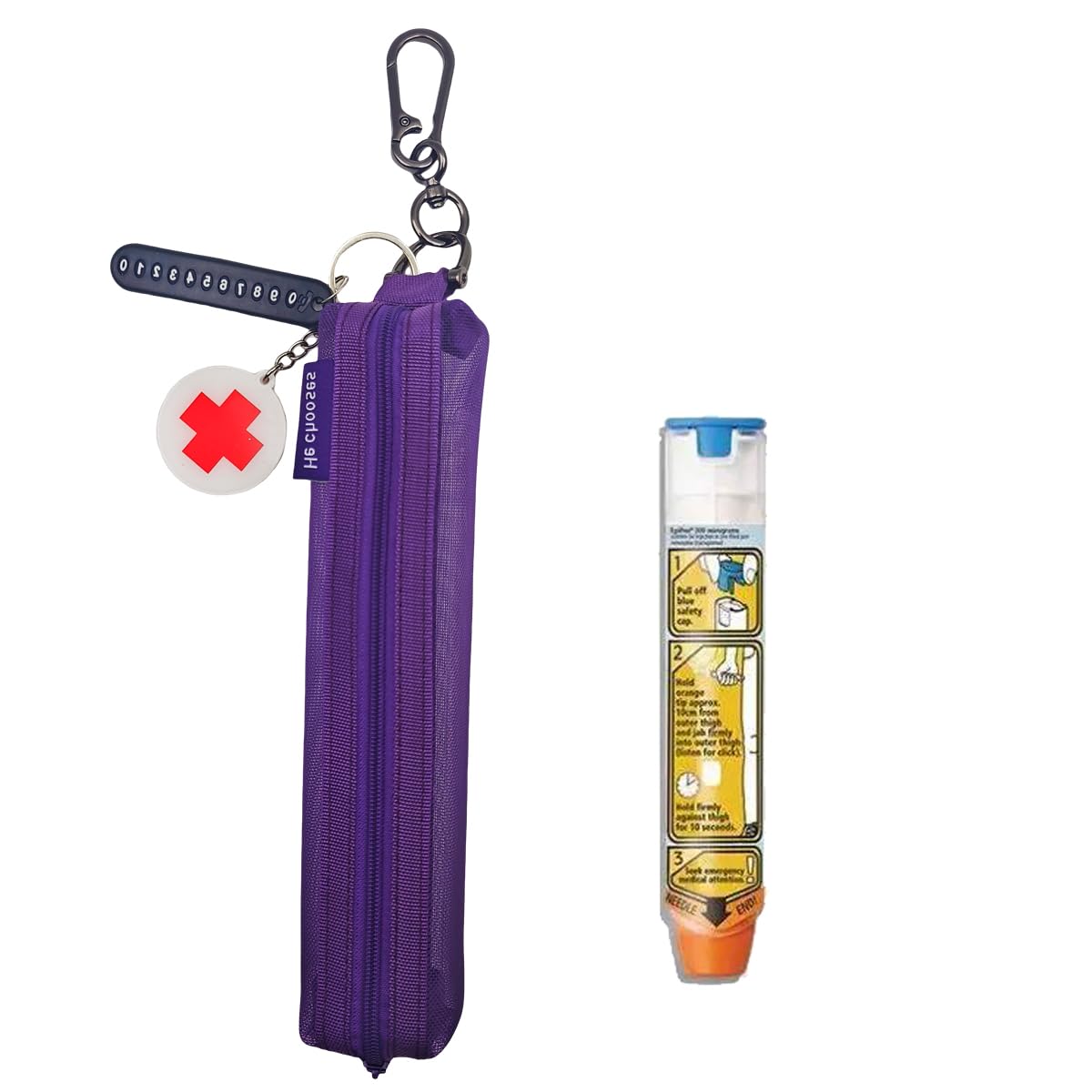 Amazon.com: MAGNEECH 1 Pack Mesh Epi Pens Carrying Case EpiPen Carrier ...
