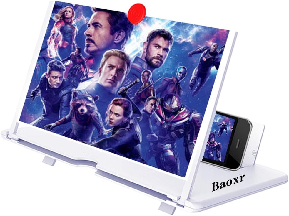 Amazon.com: 12" 3D HD Screen Magnifier Amplifier Projector Screen for ...