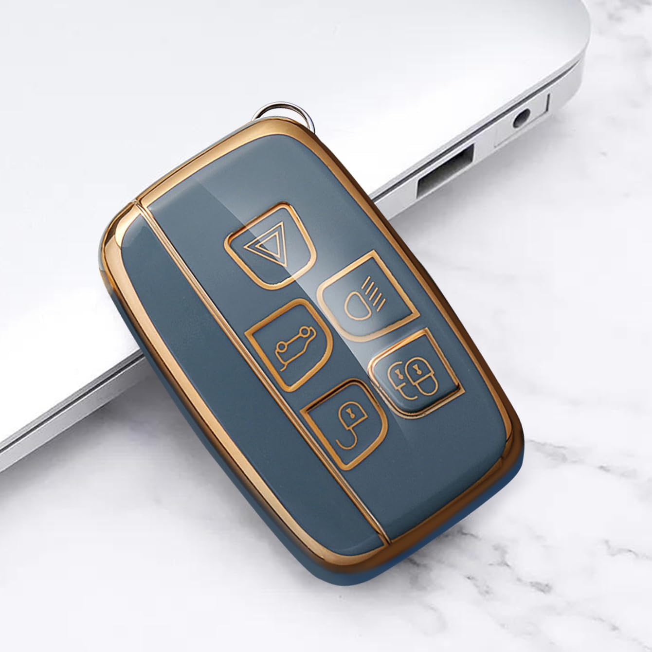 Juttzzei Land Rover Car Key Cover for Land Rover Defender Discovery ...