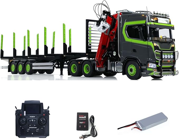 Amazon.com: wheelfun 6X6 Metal Chassis 1/14 RC Tractor Truck 770S ...