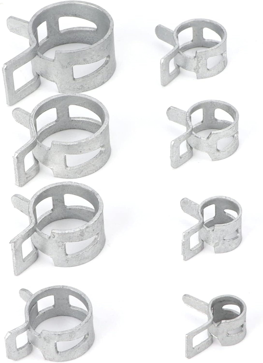 Amazon.com: FTVOGUE 160Pcs 304 Stainless Steel Spring Clips Hose Clamps ...