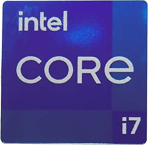 Amazon.com: Intel Core i7 Sticker 14 x 14mm / 9/16" x 9/16" [1101 ...