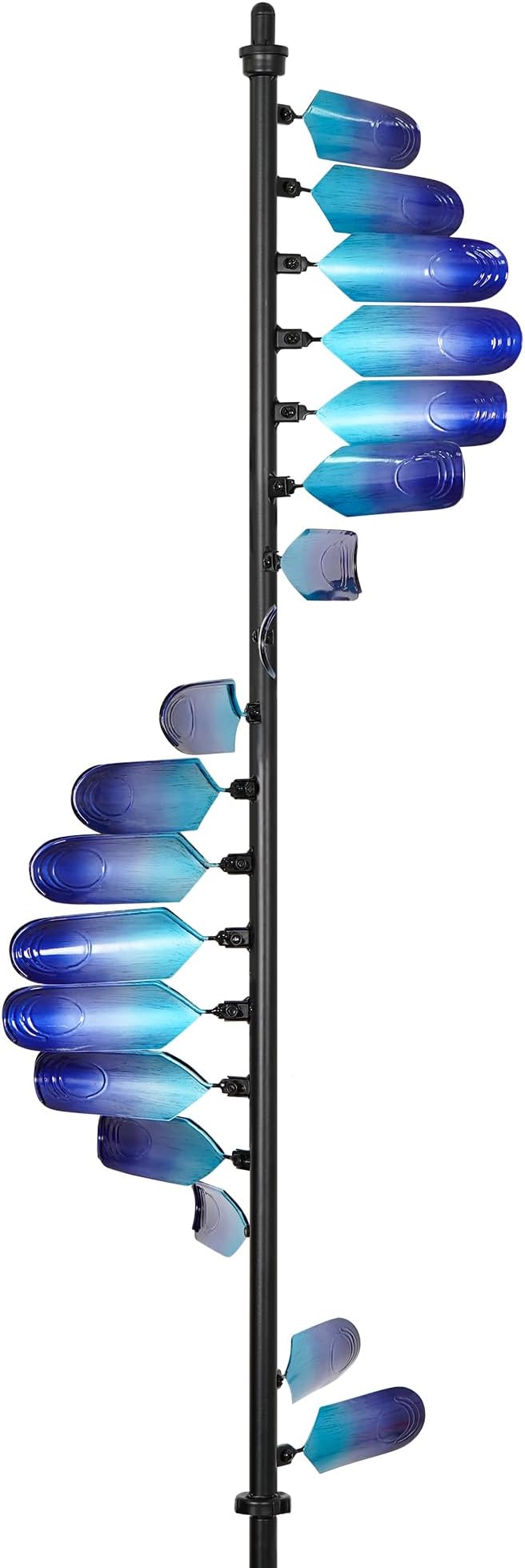 Amazon.com: Evergreen 75" Colorful Wind Spinner | Heavy Duty Powder ...