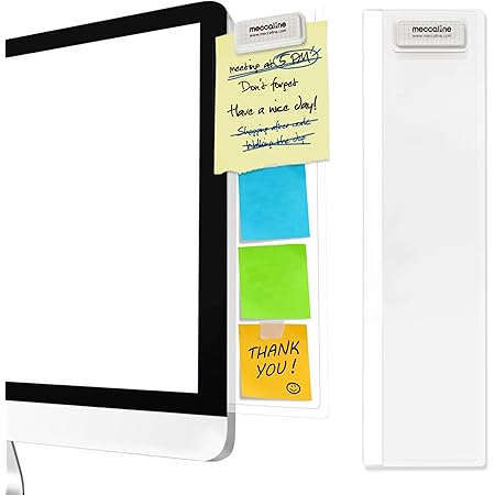 Amazon.com : Monitor Memo Board Computer - Monitor Sticky Note Holder ...
