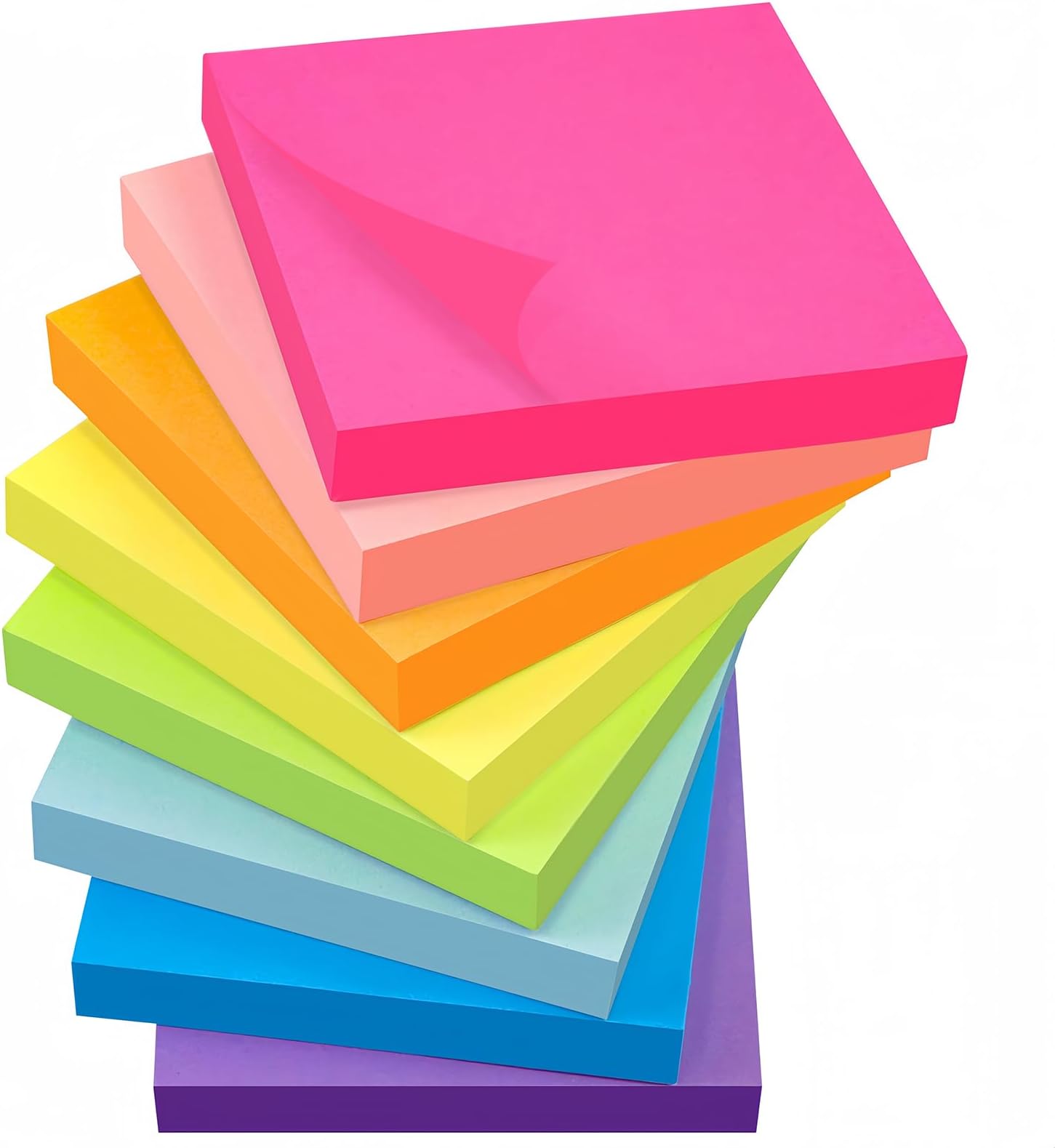 1200 Feuilles Postite Couleur Notes Autocollantes 50mm x 38mm Nota Bene ...