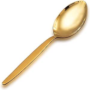 Amazon.com: BNAZIND Kunz Spoons | Gold Serving Spoon 18/10 Stainless ...