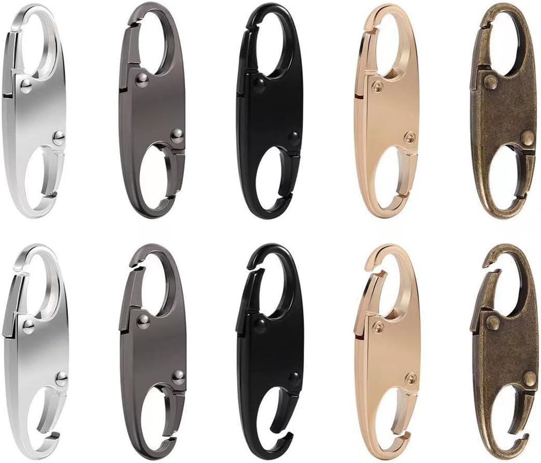 WADY Zipper Clip Theft Deterrent, 10 Pieces Double Opening Zipper Pull ...