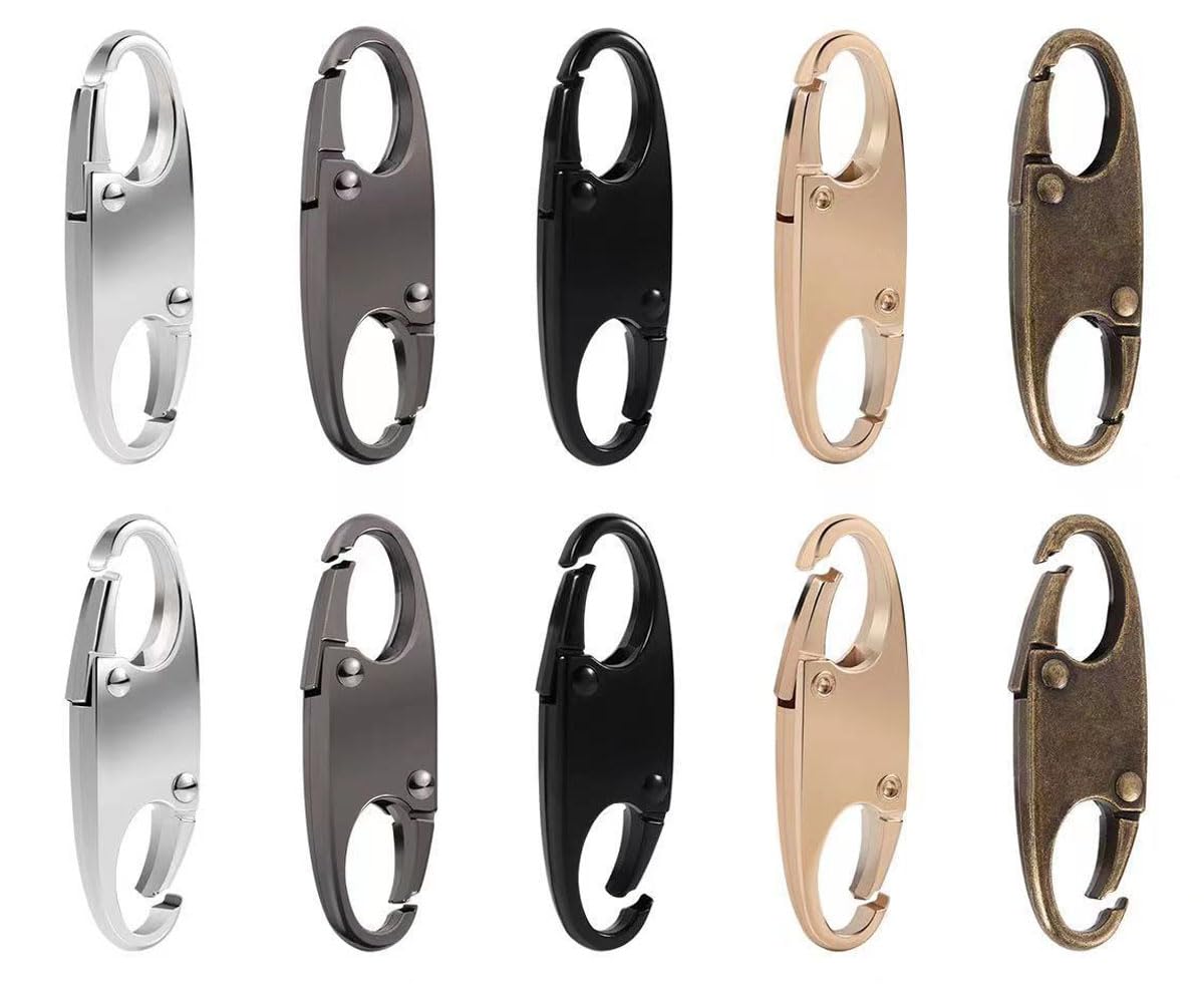 WADY Zipper Clip Theft Deterrent, 10 Pieces Double Opening Zipper Pull ...