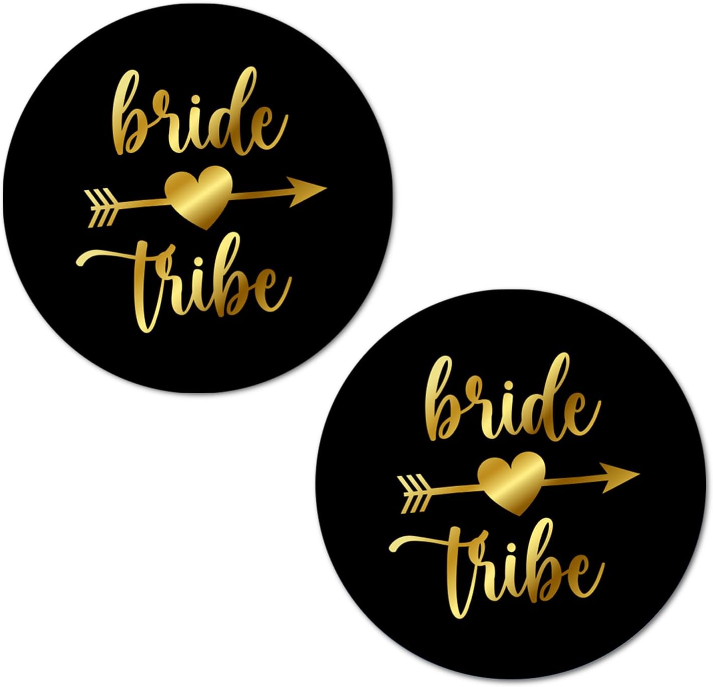 Amazon.com: Bride Tribe Round 2 Inch Big Glossy Stickers, Bachelorette ...