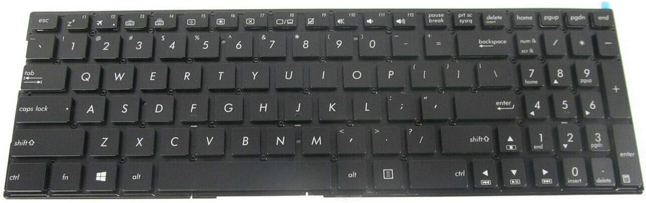 Amazon.com: New English Laptop Replacement Keyboard for Asus Q552 ...