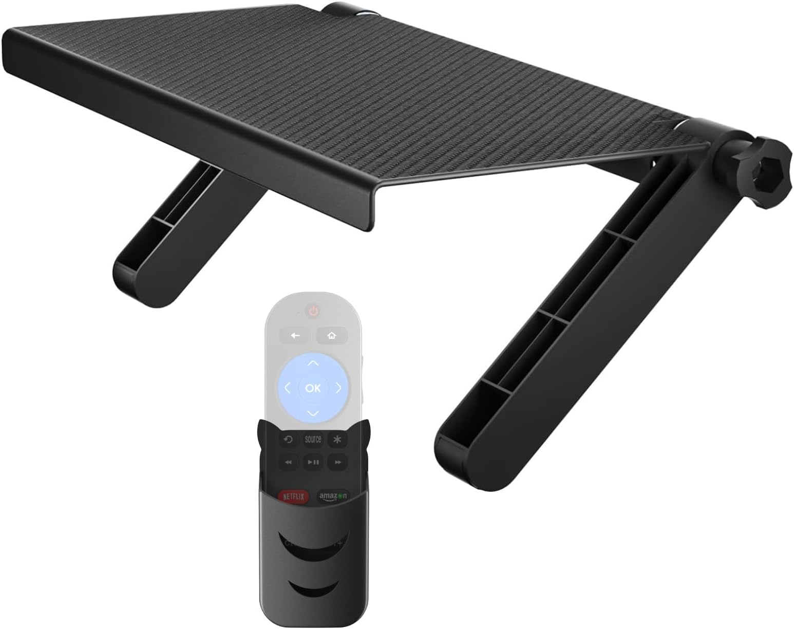 Amazon.com: 13-Inch Wide Platform Adjustable TV Top Shelf, Screen Top ...