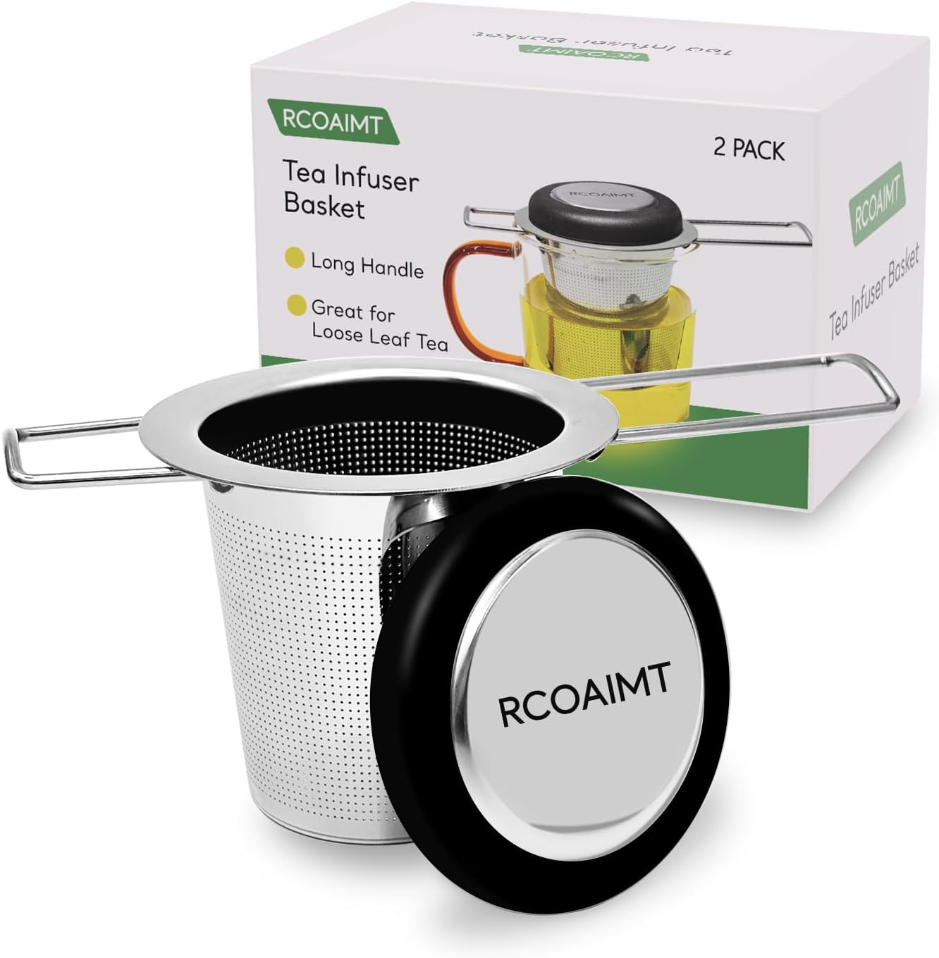 Amazon.com: Teabloom Universal Loose Tea Infuser with Dual-Purpose Lid ...