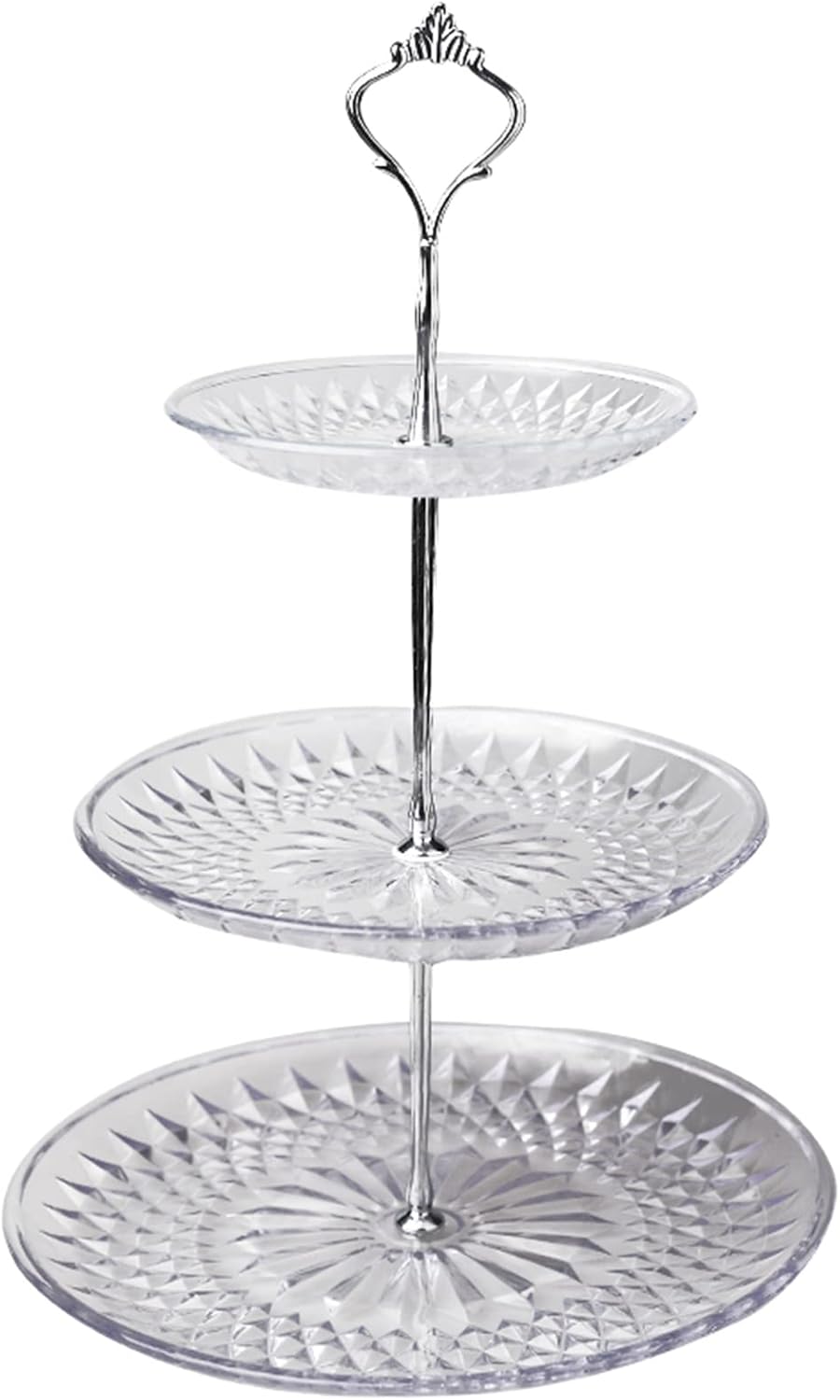 Acrylic Three-tier Fruit Bowl, Transparent Two-tier Cake Stands ...