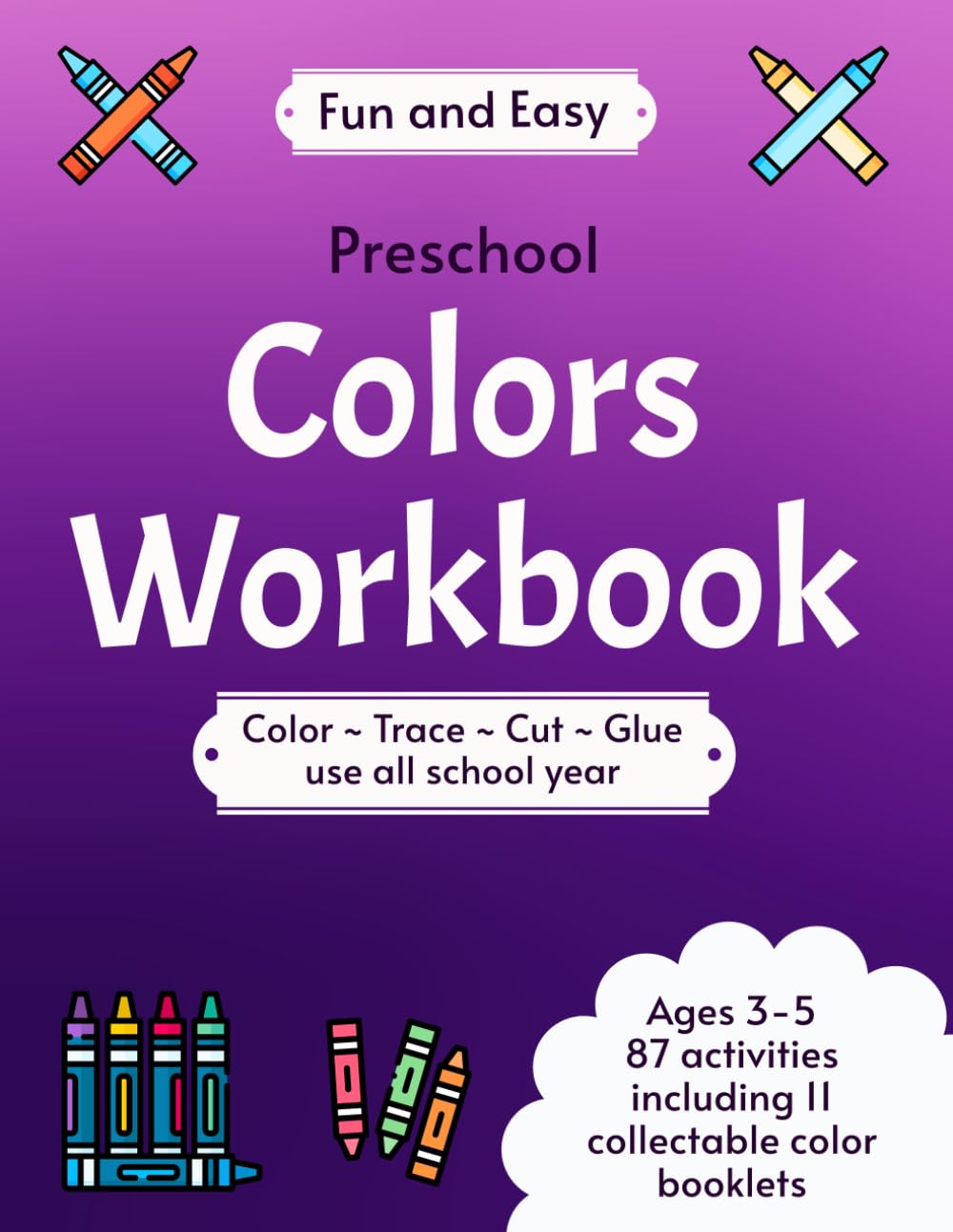 Amazon.com: Preschool Colors Workbook: A Fun and Easy Introduction to ...