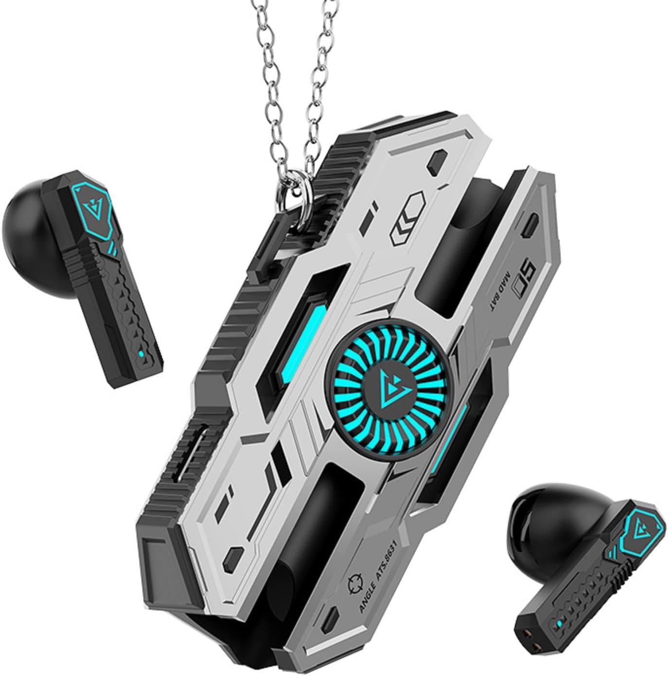 Amazon.com: Xmenha True Wireless Earbuds Bluetooth 5.3 Metal in-Ear ...