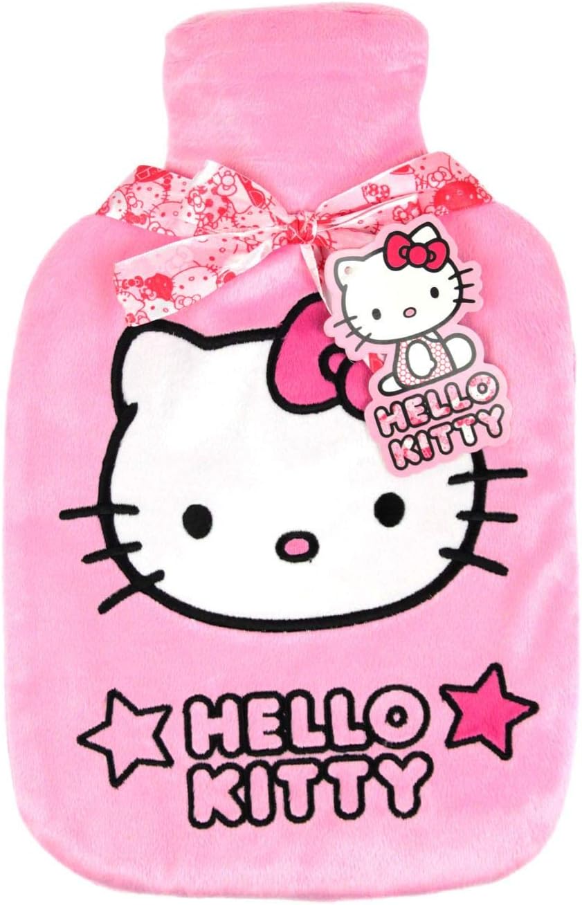 Official Hello Kitty Hot Water Bottle and Cover : Amazon.co.uk: Health ...