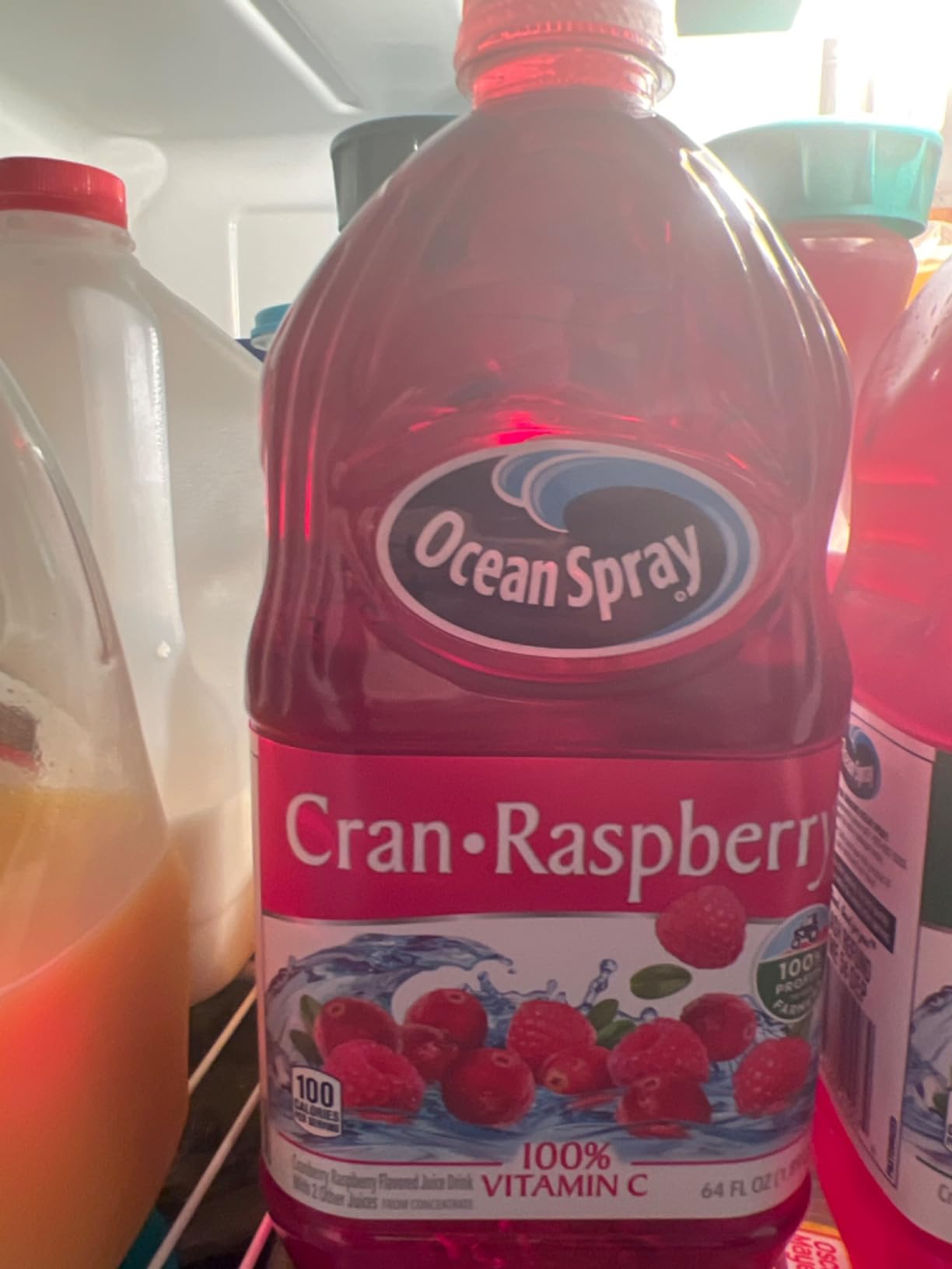 Amazon.com : Ocean Spray, Cran-Raspberry Juice, 64 Fl Oz Bottle ...