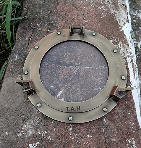 Antique Transparent Porthole 12 Inches Round Window Clear Glass ...