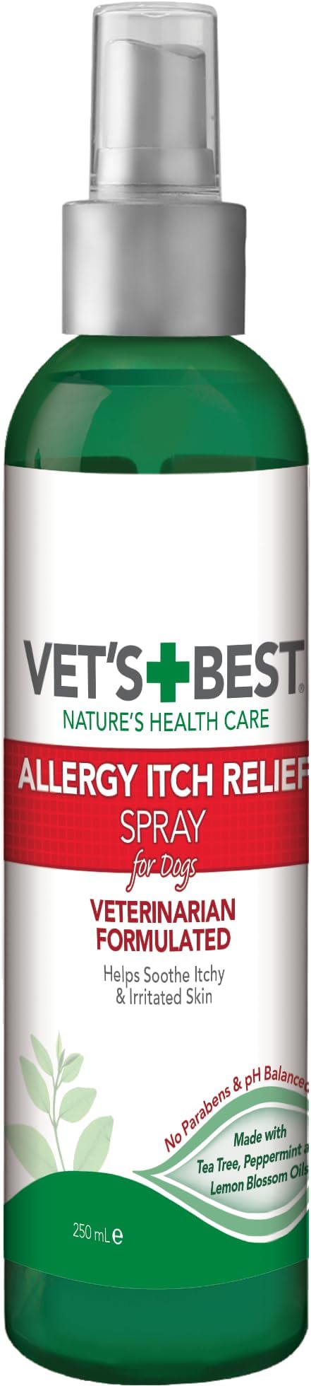 Vet's Best Allergy Itch Relief Spray for Dogs | Soothes Dog Dry Skin ...