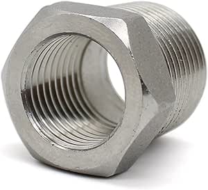 Amazon.com: Reducer Bushing Male X Female 1/8" 1/4" 1/2" 3/4" 1" 1-1/4 ...