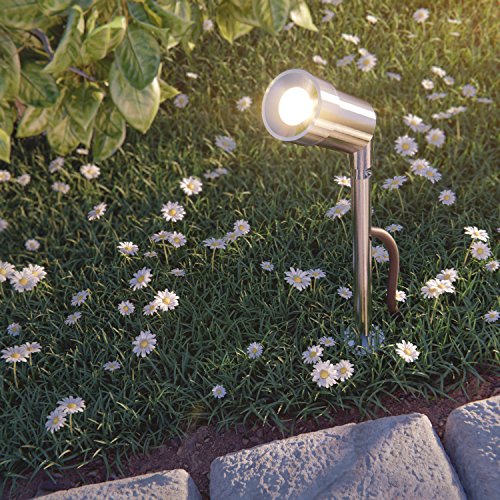 ledscom.de Small LED Garden Spotlight with Ground Spike SPICO for ...