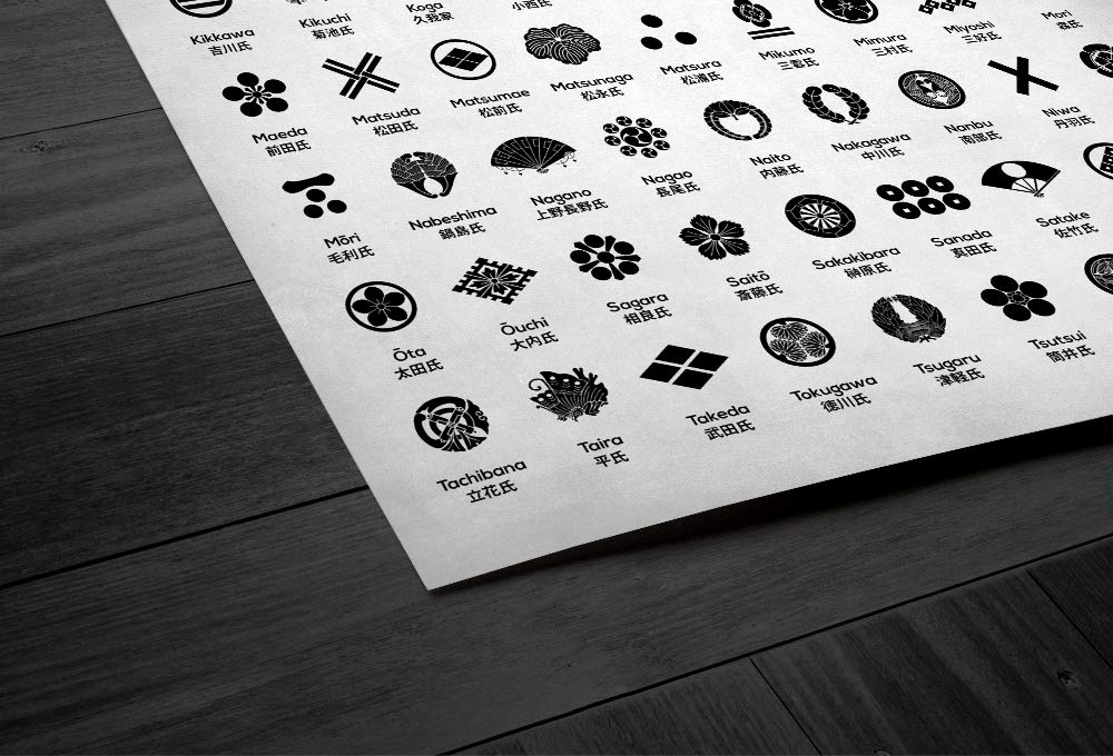 Japanese Clan Tattoos Takanoha Kamon Engraving Service