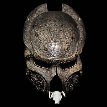 Amazon.com: DOODSS Resin Predator Wolf Mask, Halloween Party Character ...