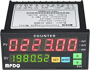 Amazon.com: ERYUE Counter,Multi-Functional Dual Light-Emitting Diode ...