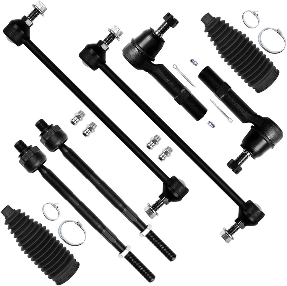 Amazon.com: ASTARPRO - 6pc Front Tie Rod Ends 4 Inner & Outer Tie Rod ...