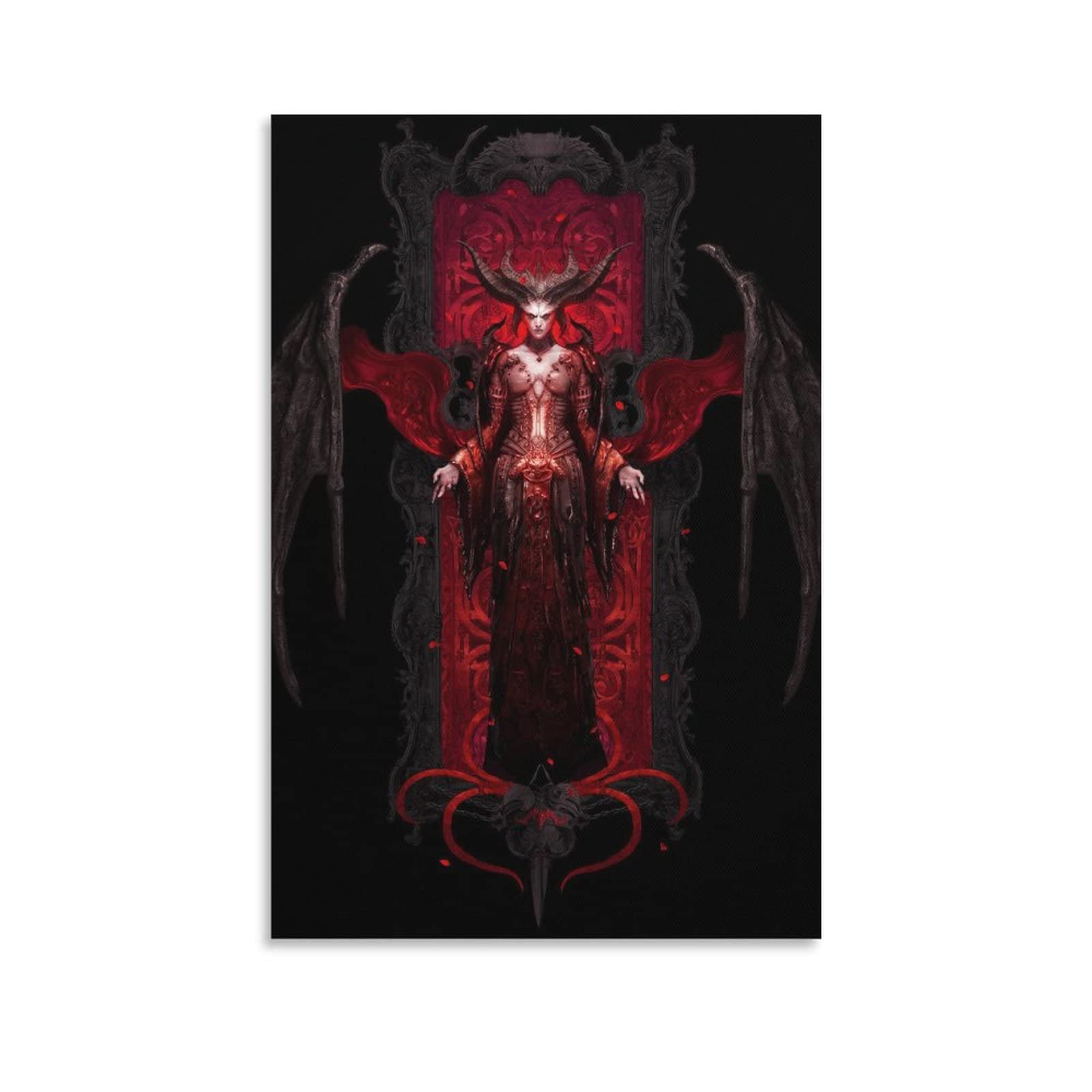 Amazon.com: XNASU Game Diablo 4 Poster Lilith 7 Artworks Picture Print ...