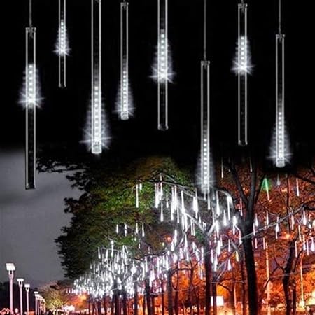 Amazon.com : Outdoor Lights,LED Meteor Shower Rain Lights, Waterproof ...