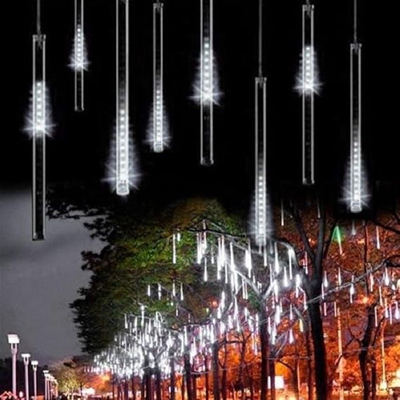 Amazon.com : LDUSAHOME Outdoor Lights,LED Meteor Shower Rain Lights ...