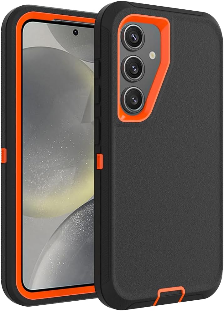 Amazon.com: WOGROO Case for Galaxy S24 Plus, Heavy-Duty Tough Rugged ...