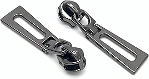 Amazon.com: #5 Zipper Pulls Gunmetal Metal Zipper Pull 25pcs Bulk ...