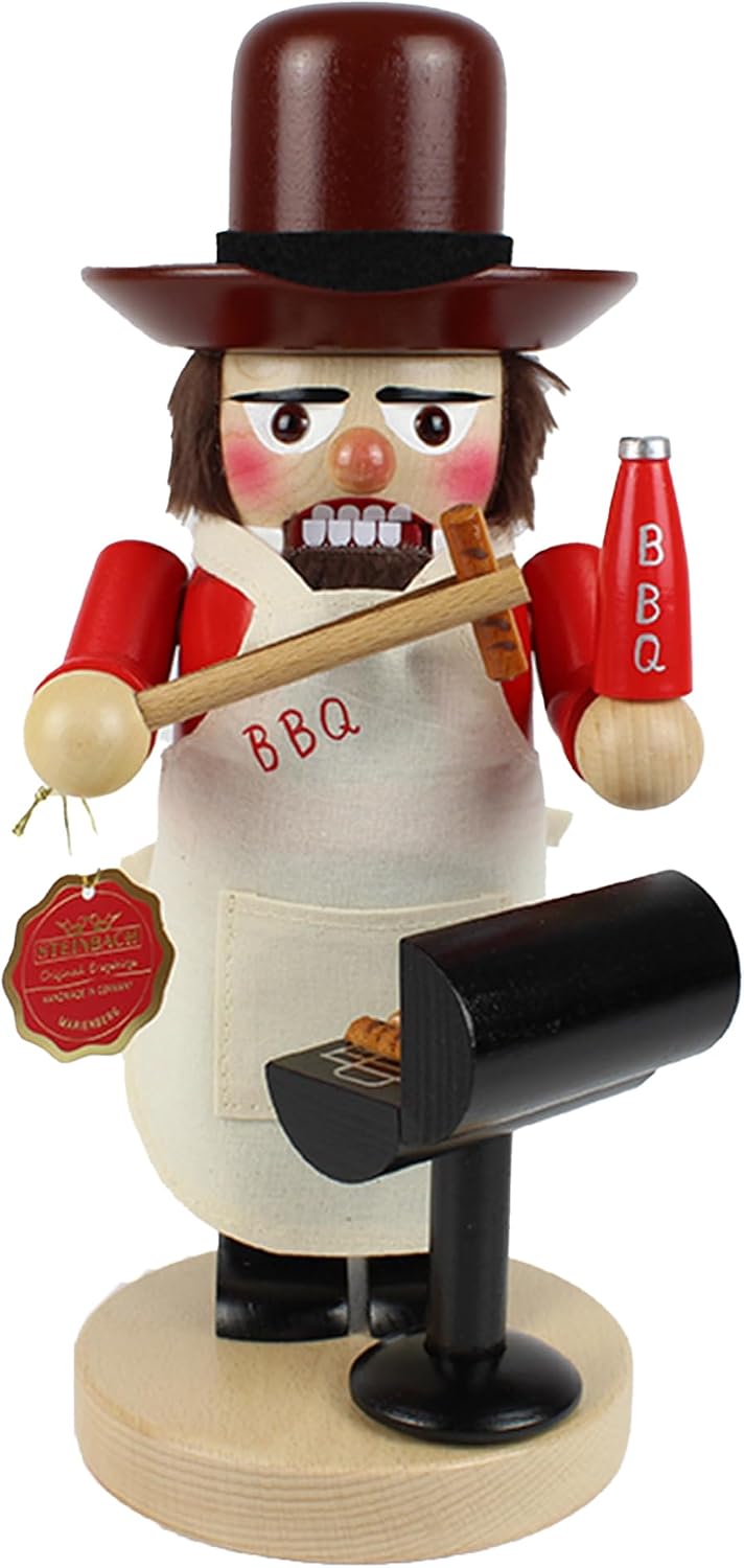 Amazon.com: Steinbach Wooden Chubby Nutcracker Collection, BBQ Bill, 12 ...