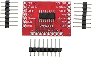 Amazon.co.jp: 74HC595 Shift Register Breakout Module Board : DIY, Tools ...