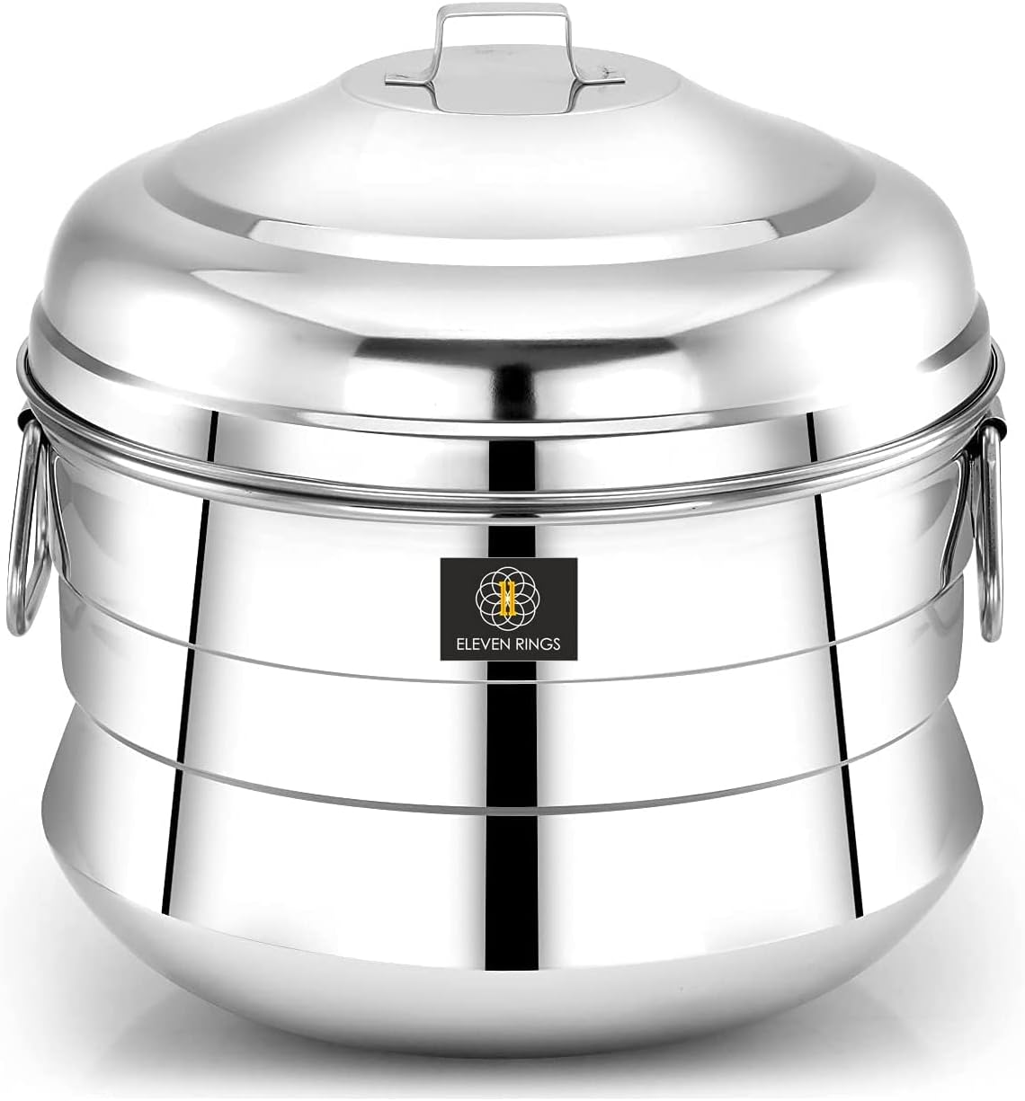 Amazon.com: PANCA Stainless Steel Idli Maker, Big 18 Idli Cavity, 3 ...