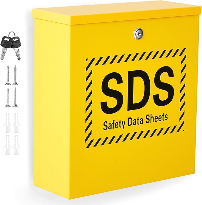 Amazon.com: Zonon Wall Mount SDS Storage Cabinet for Safety Data Sheets ...