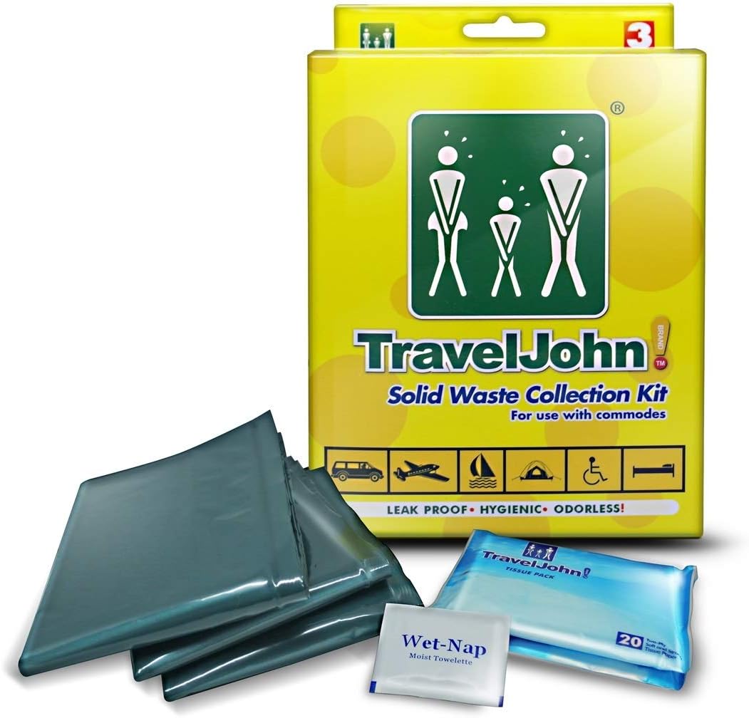 TravelJohn Disposable Solid Waste Bags - 3-Pack : Amazon.co.uk: Sports ...