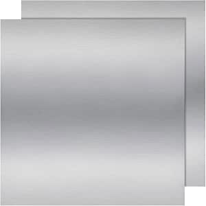 Amazon.com: SHOUCAN 2Pcs 304 Stainless Steel Sheet, Square Metal Sheet ...