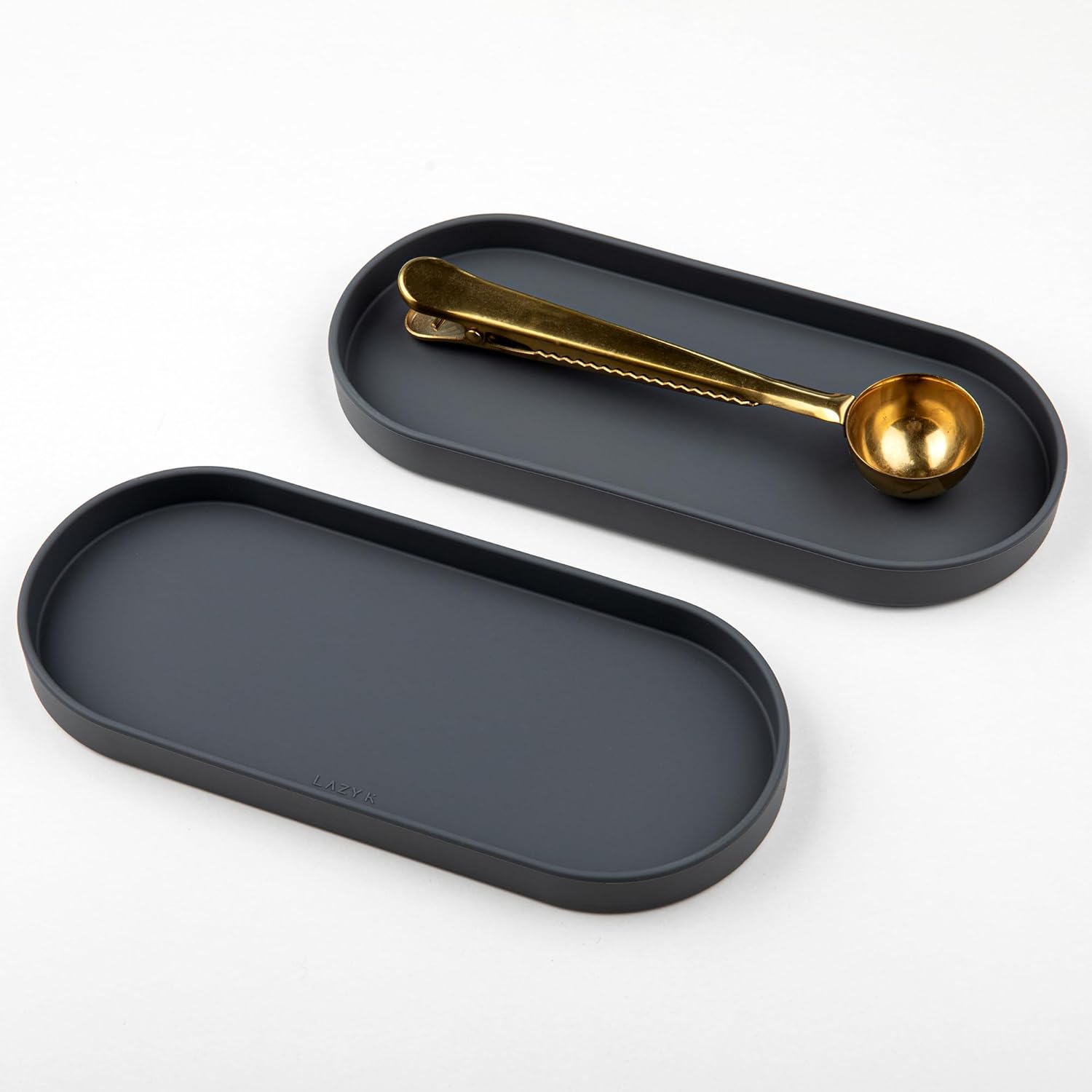 Amazon.com: Lazy K Silicone Tray - Small Vanity Tray Organizer - Spoon ...
