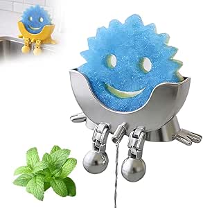 Amazon.com: Cute Hanging Sponge Holder with Drainage – Keeps Your ...