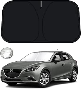 Amazon.com: Bestview Windshield Sun Shade for 2014-2018 Mazda 3 ...
