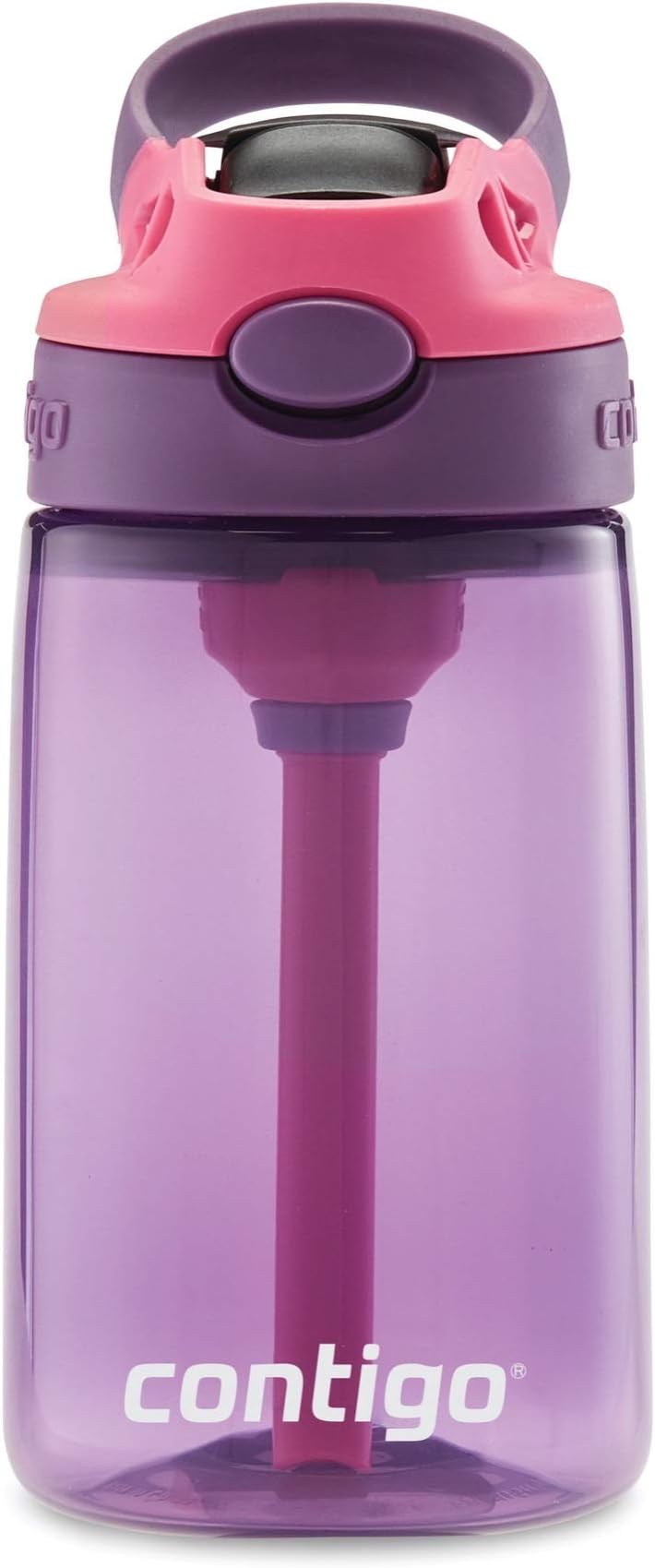 Amazon.com: Contigo Kids Straw Water Bottle with AUTOSPOUT Lid, 14oz ...