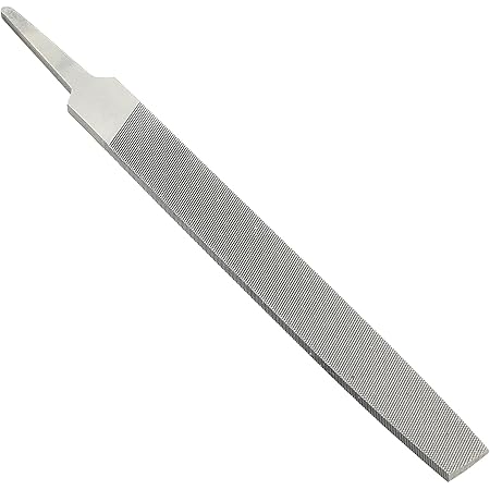 KALIM Flat Medium Cut File, Double Cut Teeth, 6'' Length, Made of High ...