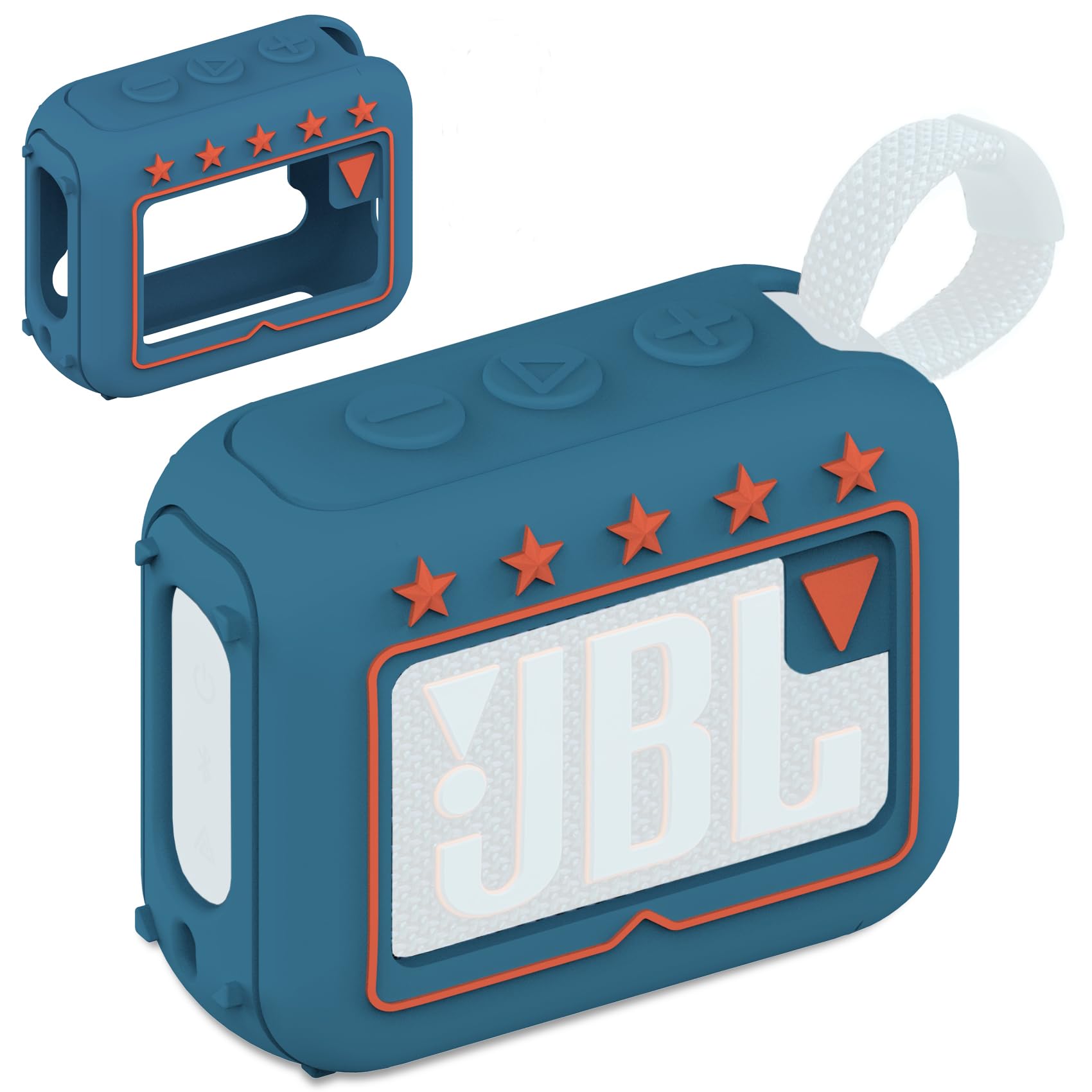 Amazon.com: Silicone Cover Case for JBL Go 4 Ultra Portable Bluetooth ...