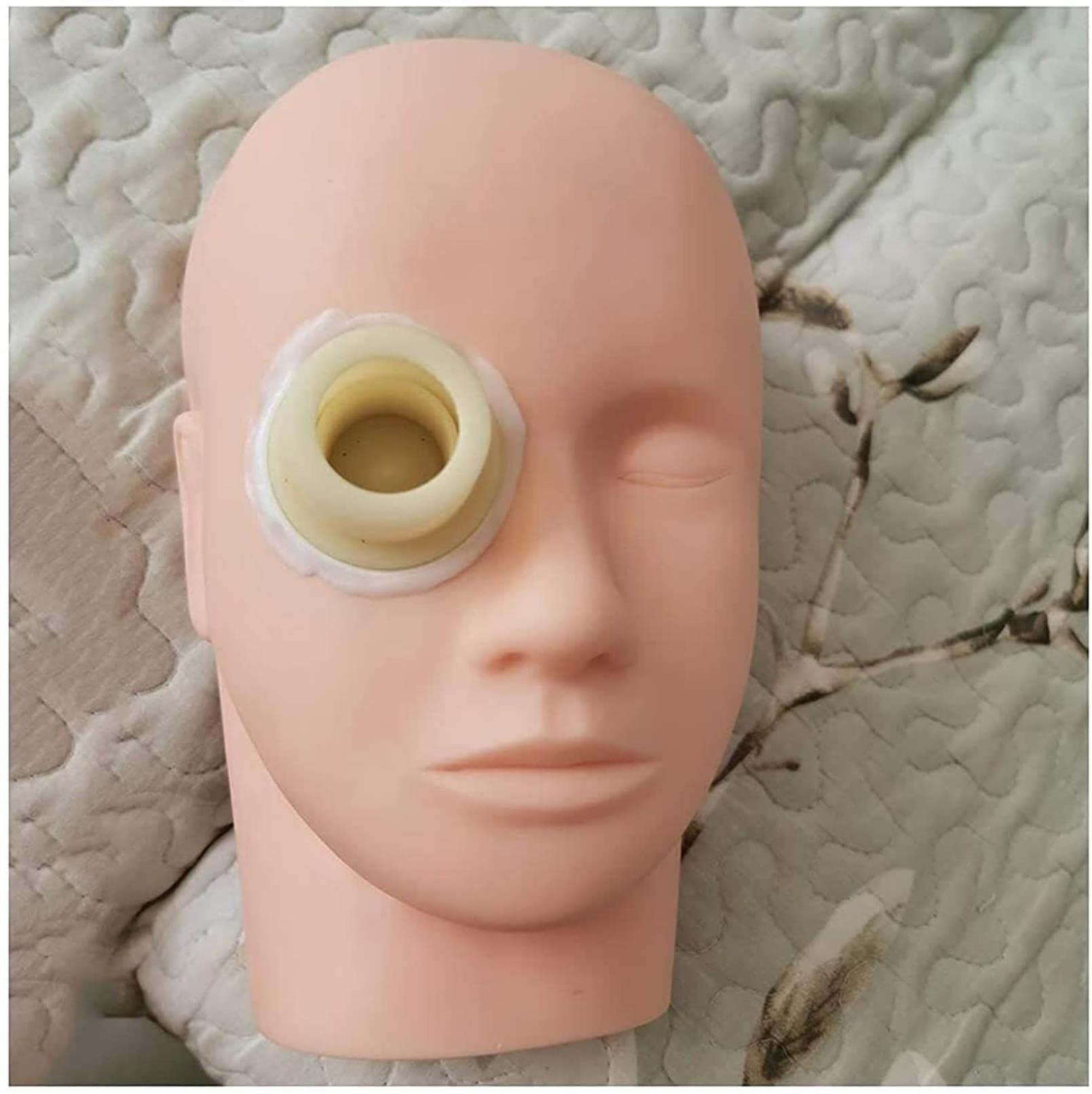 Buy CXSMKP Eyes Eyeball Practice Model, Mannequin Head Model Silicone ...