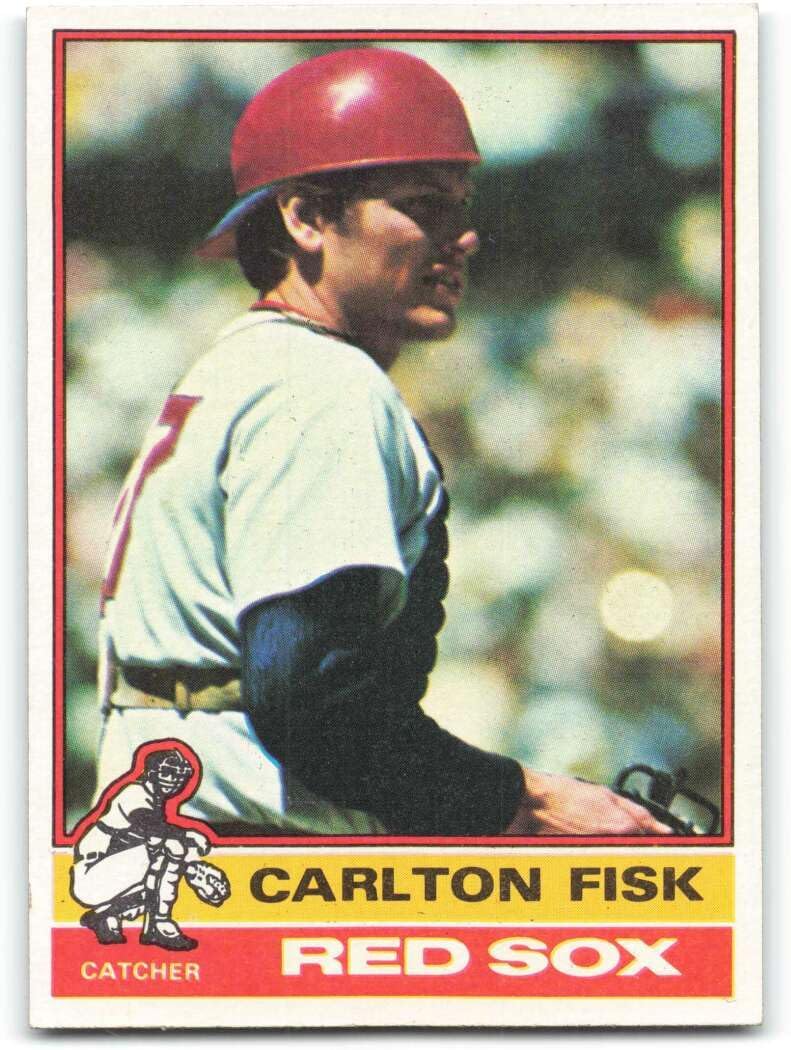 Amazon.com: 1976 Topps #365 Carlton Fisk NM+++ Boston Red Sox Baseball ...